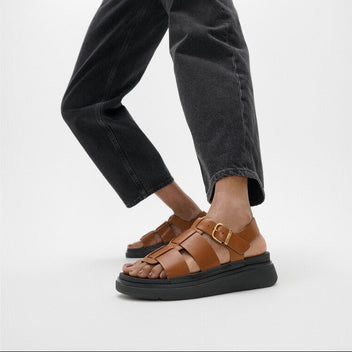 FitFlop GEN-FF Leather Fisherman Sandals - Trenton