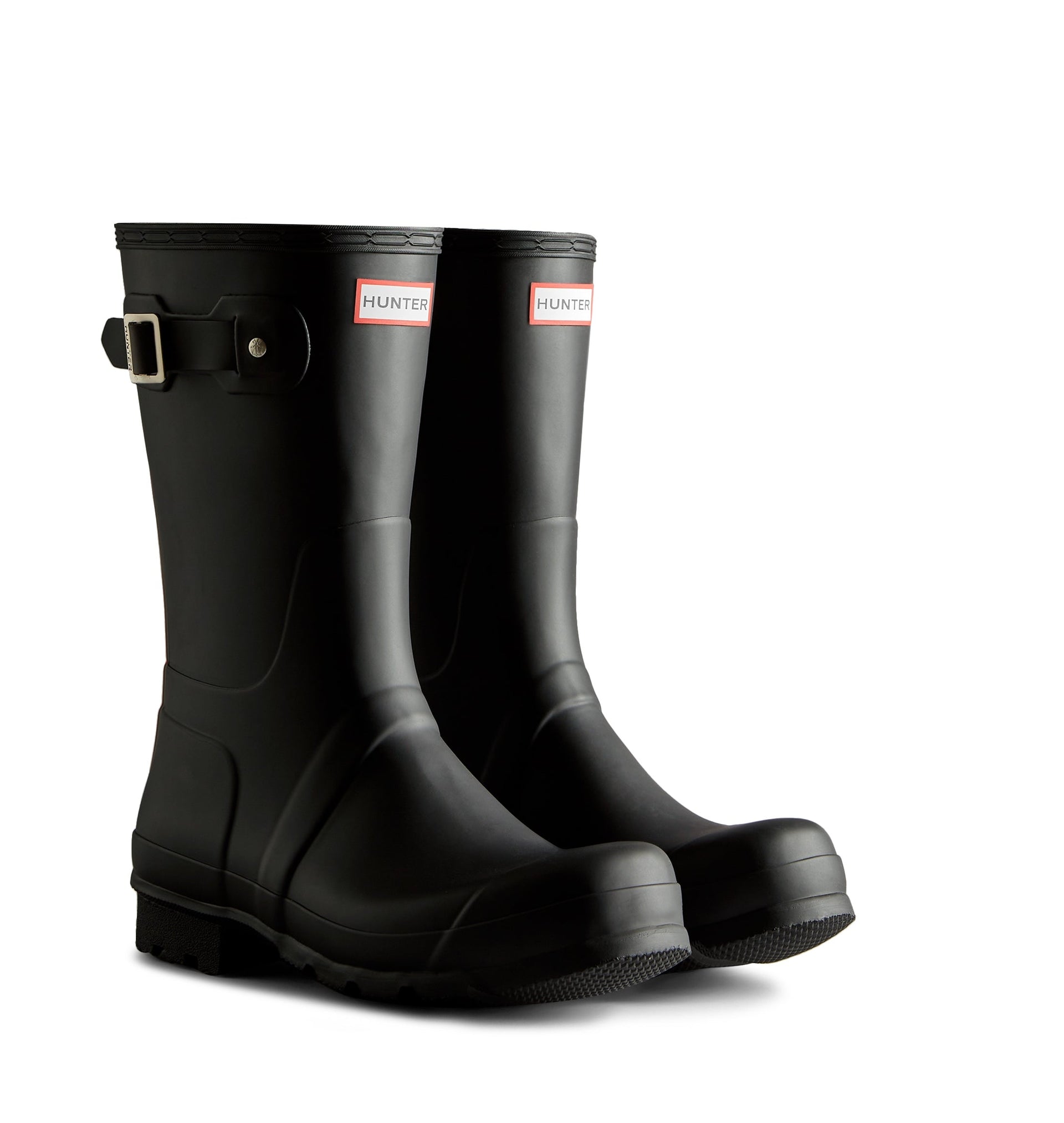 Men's Tri-Colour Logo Backstrap Short Wellington Boots - Trenton